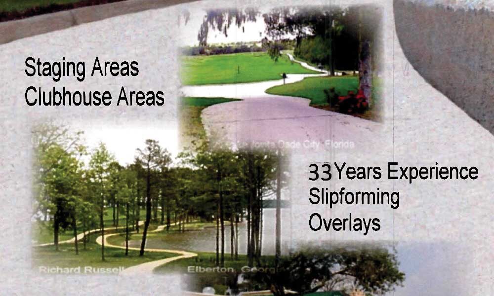 Golf Course Cart Path Specialists | Golf Course Trades