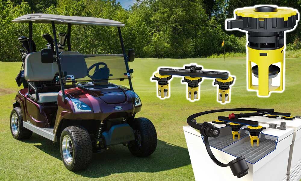 Flow-Rite Battery Watering System selected for Golf Carts