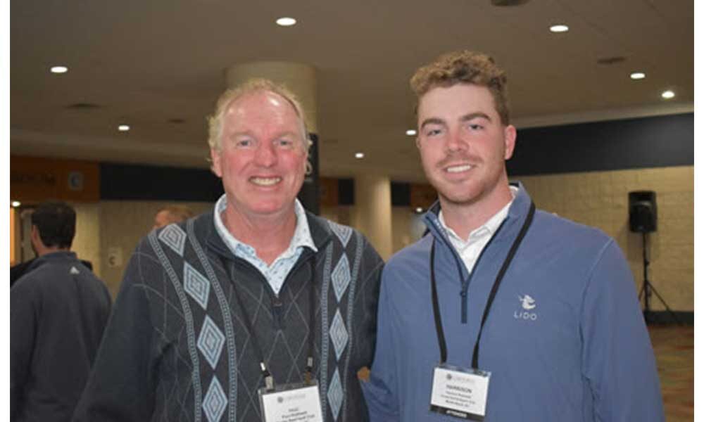 Superintendent Fathers Show Sons Around the CGCSA Show