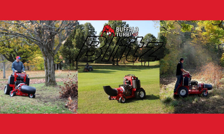 Introducing the Buffalo Turbine Blitz Stand-On Debris Blower | Golf ...